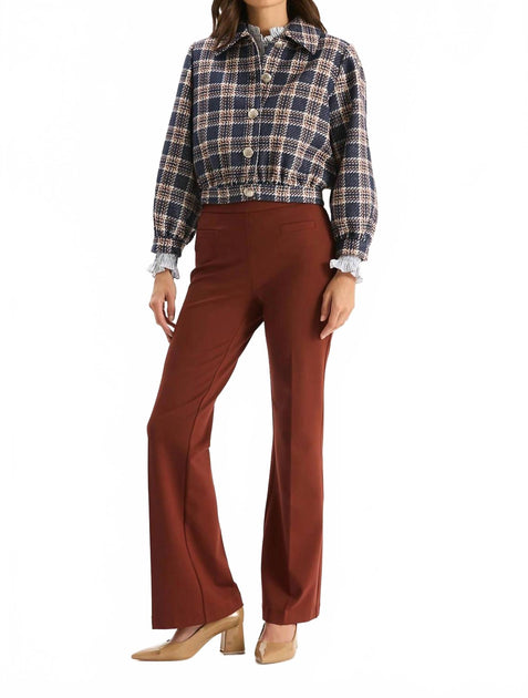 Tyler Boe Harper Kensington Jacket In Plaid | ShopSimon