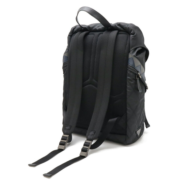 Prada Navy Nylon Backpack (pre-owned) | ShopSimon