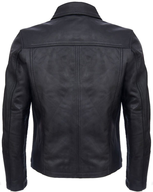 Infinity Leather Mens Smart Classic Harrington Leather Jacket-New York ...
