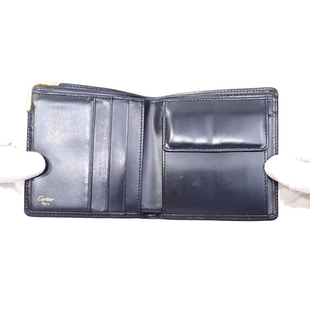 Cartier Leather Wallet (bi-fold) (pre-owned) | ShopSimon
