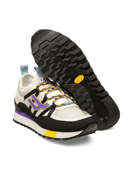 Bally Glick 6239599 Men's Black And Dust White Synthetic Sneakers ...