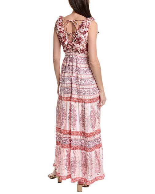 Garrie B Ruffled Maxi Dress | ShopSimon