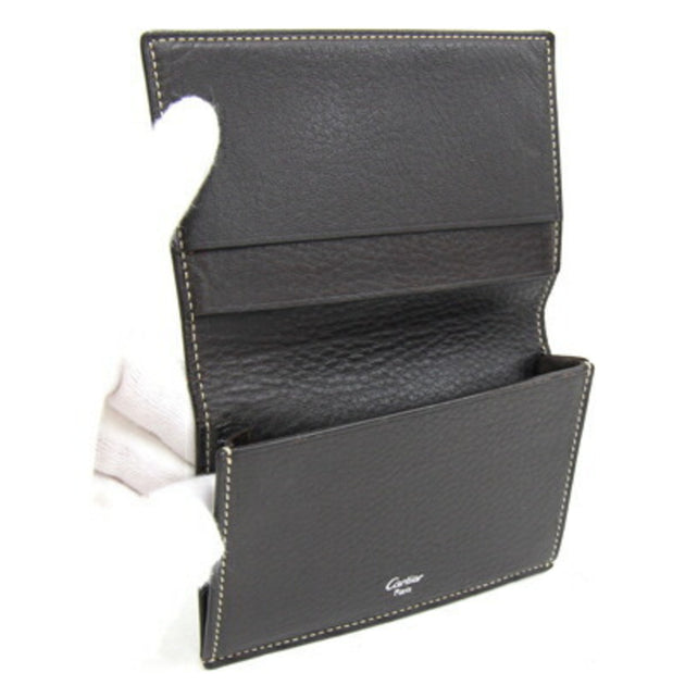 Cartier Leather Business Card Case (pre-owned) | ShopSimon