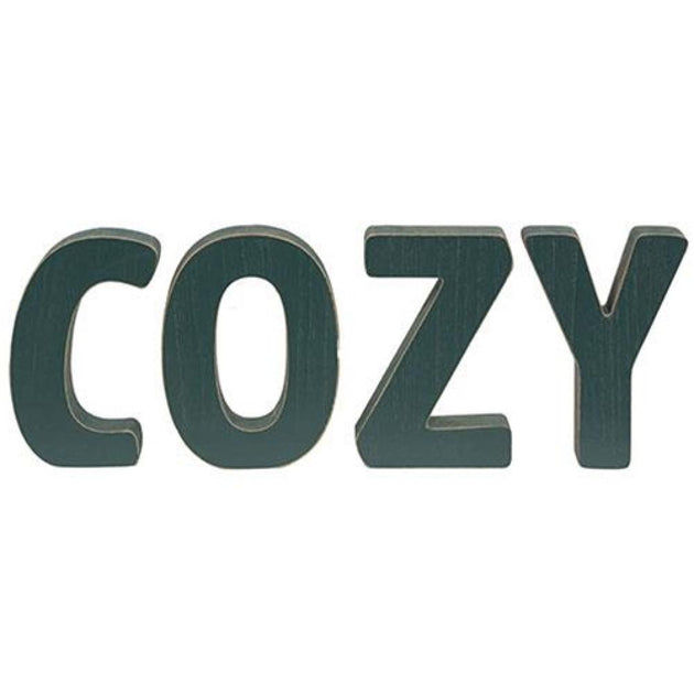 Hivvago *4/Set COZY Wooden Letters | ShopSimon