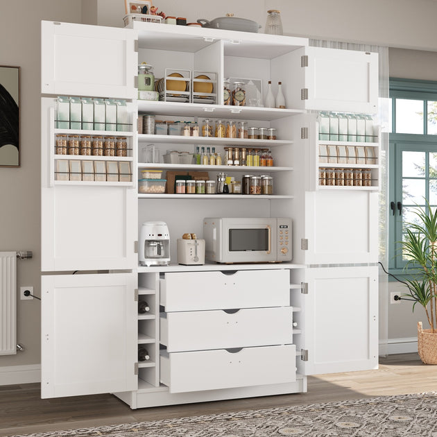Streamdale Furniture Streamdale Freestanding Kitchen Pantry, 41.3"x18.2 ...
