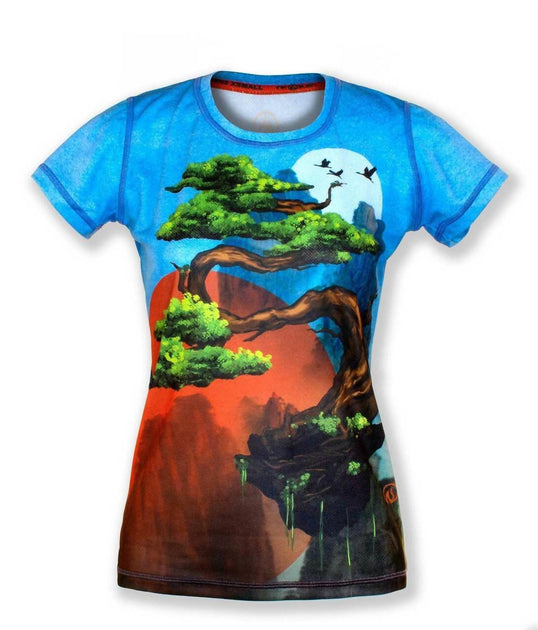 INKnBURN Women's Transcend Tech Shirt In Multi | ShopSimon