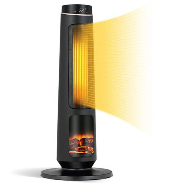 Hivvago 1500W PTC Fast Heating Space Heater for Indoor Use-Black ...