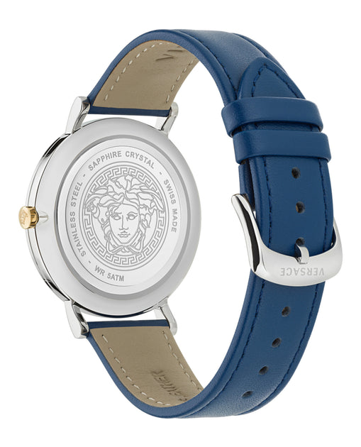 Versace V-Eternal Leather Watch | ShopSimon