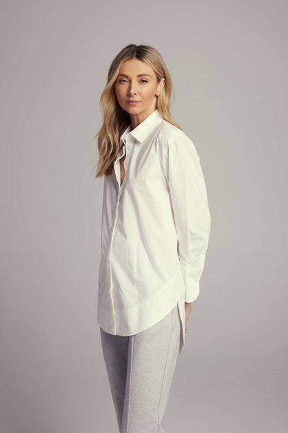 sundays Cornell Shirt In White | ShopSimon