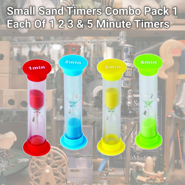 Teacher Created Resources Small Sand Timers Combo Pack 1 Each Of 1 2 3 ...