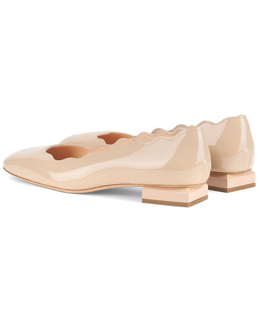 AGL Angie L Wave Patent Ballet Flat | ShopSimon