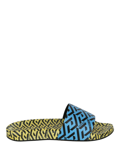 Versace Greca Print Slides | ShopSimon