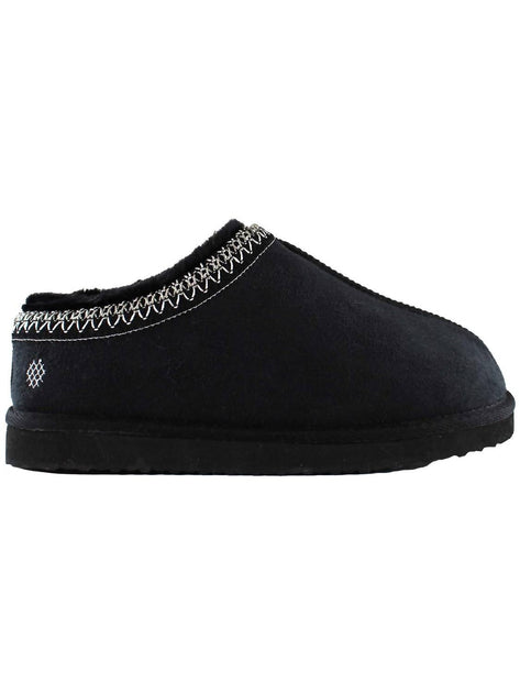 Simply Southern Women's Slide On Slippers In Black | ShopSimon