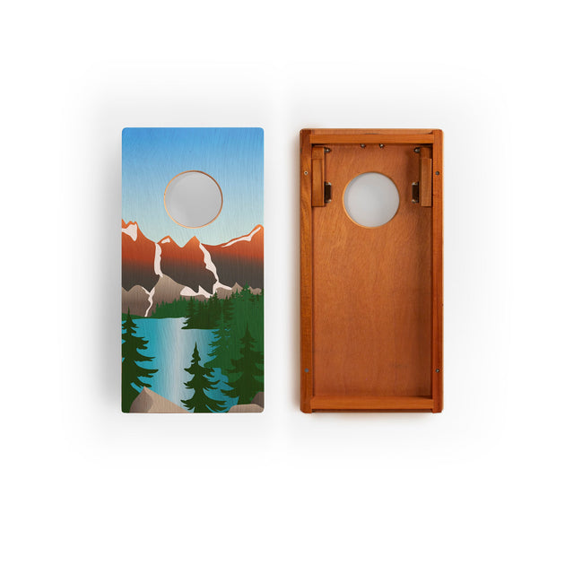ELAKAI 1ft x 2ft Graphic Wood Travel Cornhole Set | National Parks ...