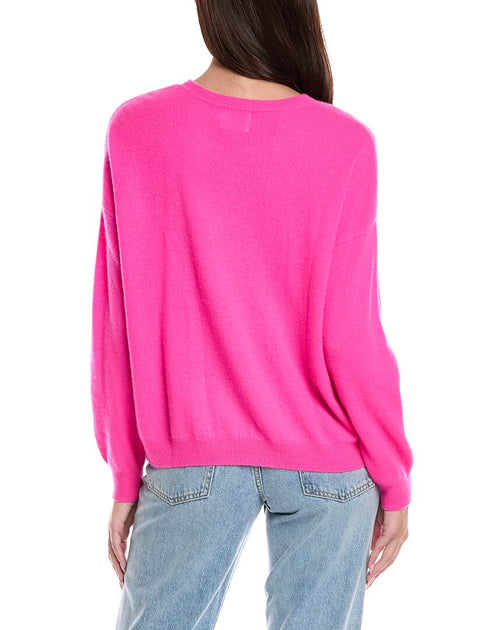 Brodie Cashmere Casey Cactus Cashmere Sweater | ShopSimon