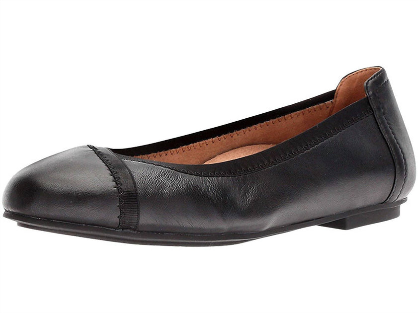 VIONIC Women's Caroll Ballet Flat Shoes In Black | ShopSimon