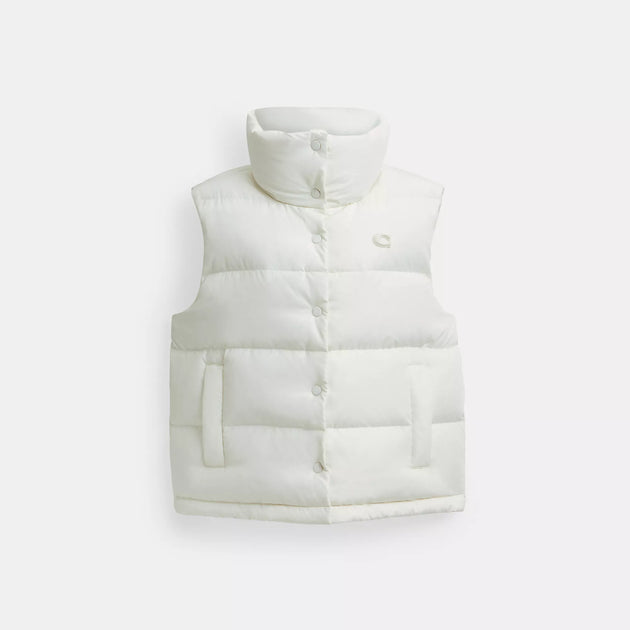 Coach Outlet Puffer Vest In Recycled Polyester | ShopSimon