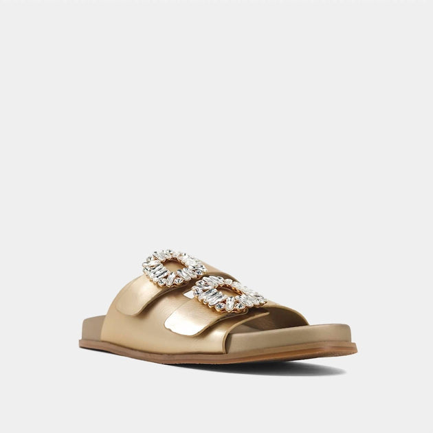 SHU SHOP Women's Bridget Sandals In Gold | ShopSimon