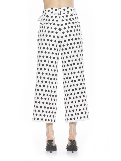 ALEXIA ADMOR Caden Spotted Pants | ShopSimon