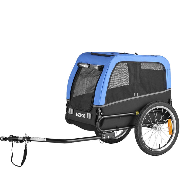 VEVOR Dog Bike Trailer, Supports Up To 66 Lbs, Pet Cart Bicycle Carrier ...