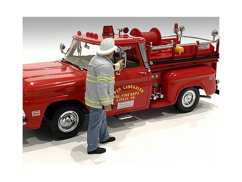 American Diorama "firefighters" Fire Captain Figure For 1/18 Scale ...