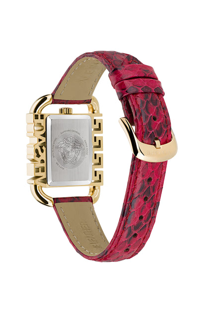 Versace Women's 28.8mm Red Quartz Watch Ve3b00222 | ShopSimon