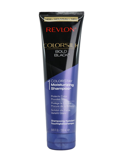 Revlon Colorsilk Bold Black Colorstay Moisturizing Shampoo 8.45 Oz ...