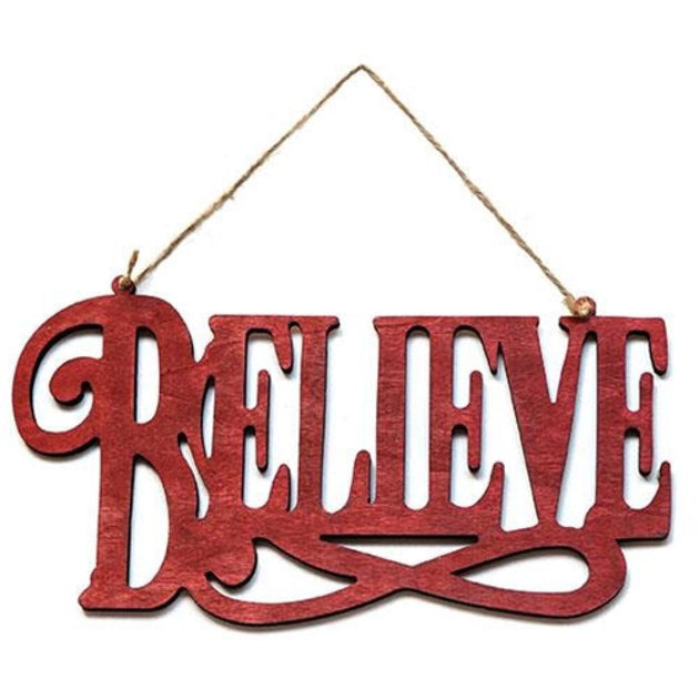 HomeGifo Script BELIEVE Hanger | ShopSimon