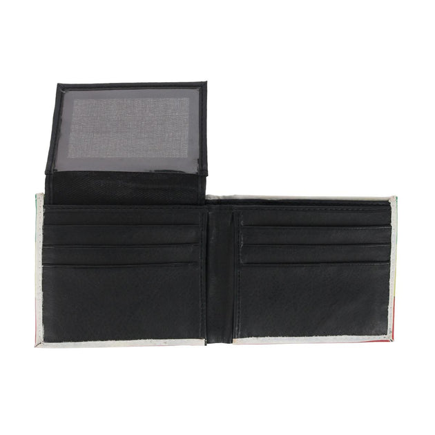 CTM Men's Rastafarian Flag Bifold Wallet | ShopSimon