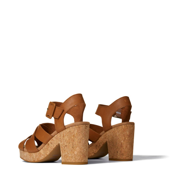 TOMS Shoes Ava Leather Sandals | ShopSimon