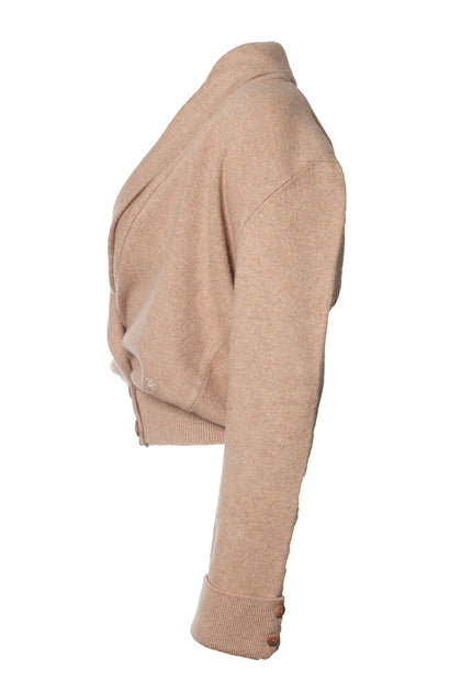 CHANEL Cashmere crossover cardigan | ShopSimon