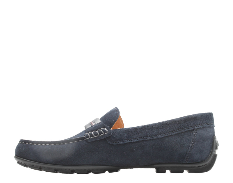 Geox Moner Mocassin Loafer Navy Suede Men's Shoes U0244a-00022-c4002 ...