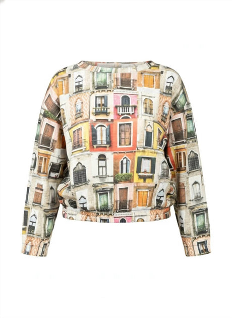Ivy Jane Windows Popover Top In Multi | ShopSimon