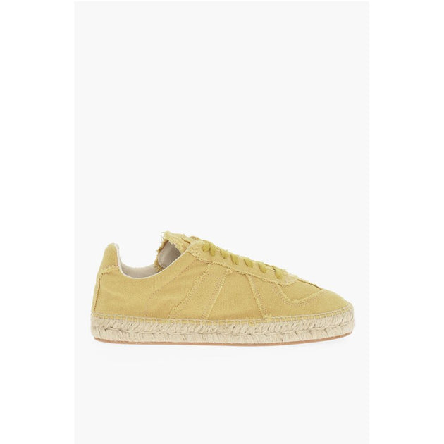 Maison Margiela Mm22 Low-top Vintage Effect Sneakers With Juta Men's ...