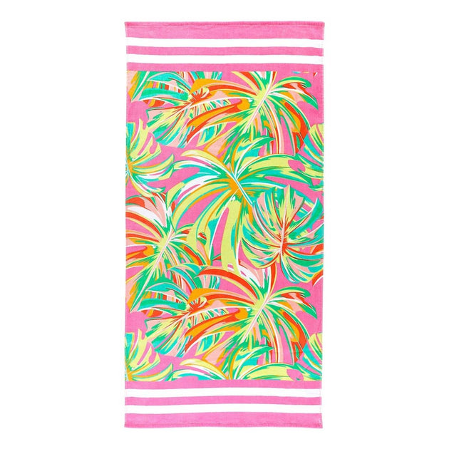 Viv & Lou Tropical Beach Pool Towel In Multi | ShopSimon