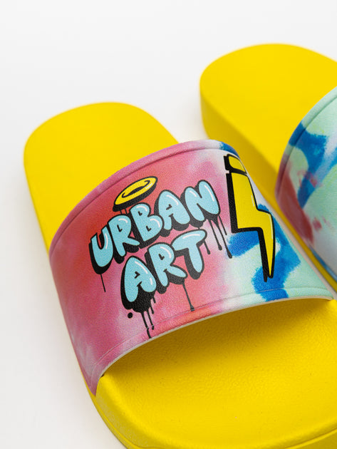 Noizz Boys Slip On Slides | ShopSimon