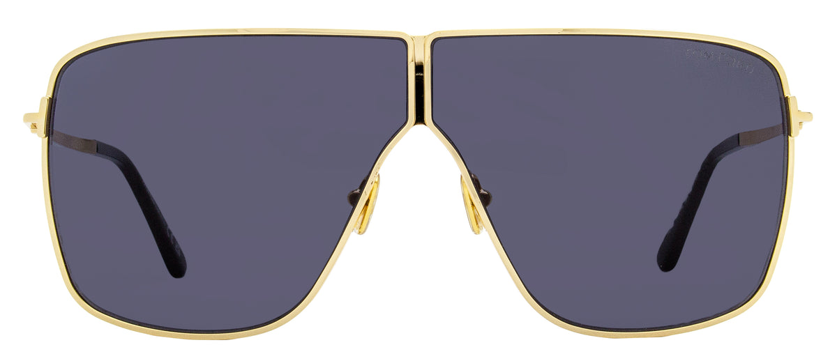 Tom Ford Unisex Huxley Sunglasses Tf1159 30a Gold/black 68mm | ShopSimon