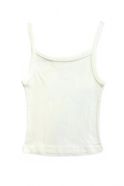 Katie J NYC Tween's Lemon Tank Top In White | ShopSimon
