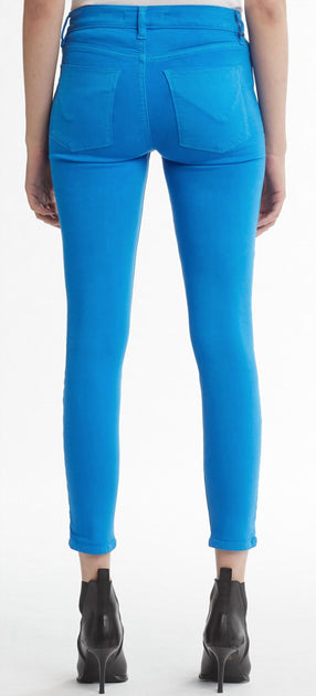 Hudson Barbara High Rise Skinny Jean In Cobalt | ShopSimon