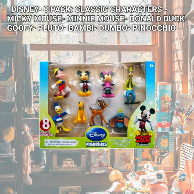 Beverly Hills Teddy Bear Company Disney- 8 Pack: Classic Characters ...