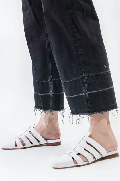 KAANAS Women's Antilles Gladiator Mule In White | ShopSimon