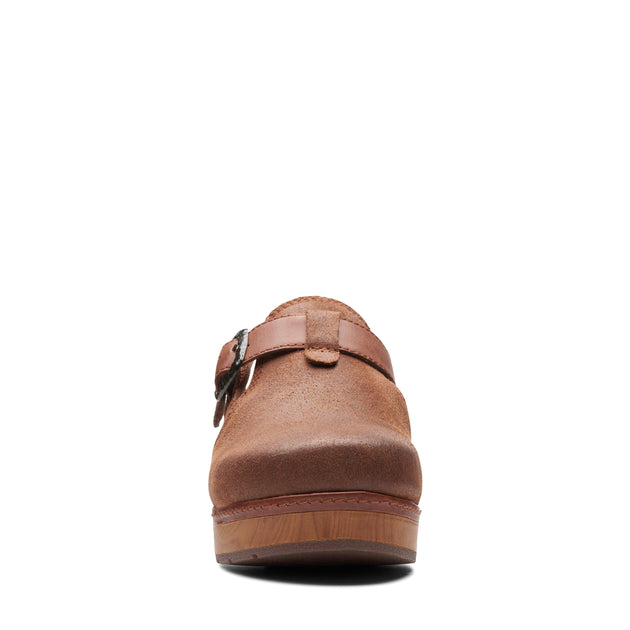 Clarks Paizlee Nora In Brown Suede | ShopSimon