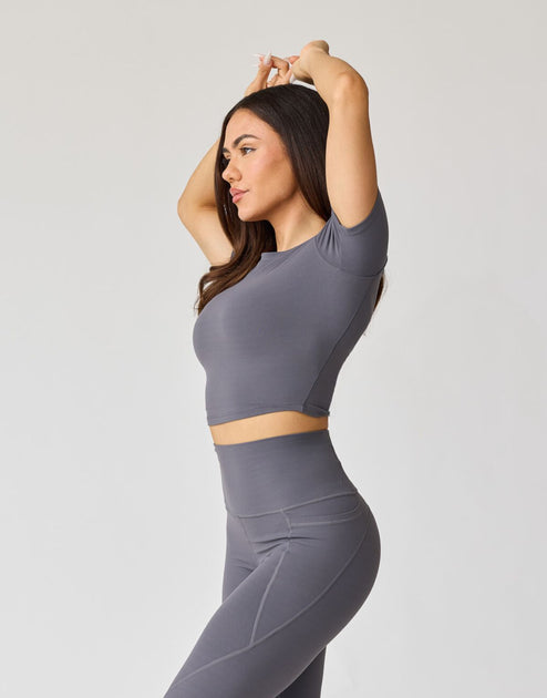 AVA Active Hera Crop T-Shirt | ShopSimon