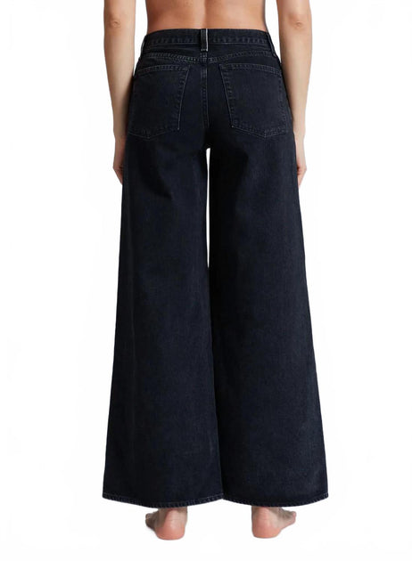 ASKK NY Atomic Wide Leg Jean In Stone | ShopSimon