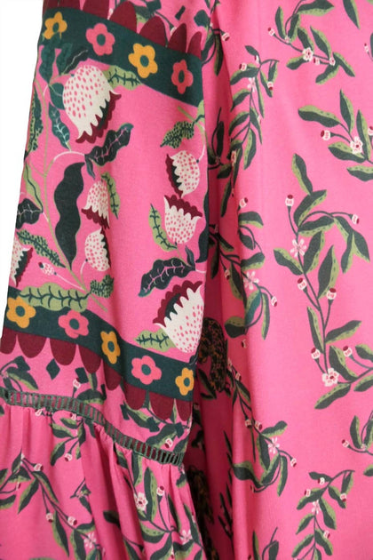 EMILY LOVELOCK Emma Pink Floral Print Blouse In Pink Multi | ShopSimon