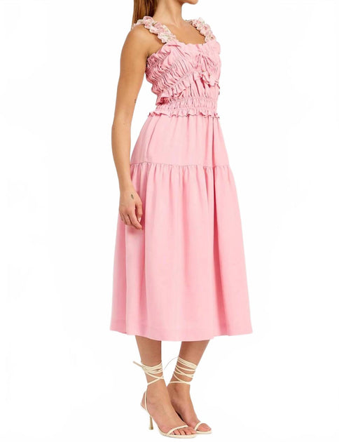 En Saison Bethany Midi Dress In Pink | ShopSimon