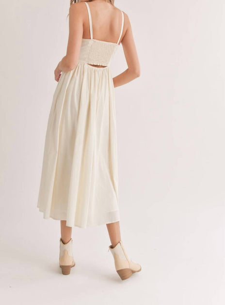 Sadie & Sage Aria Dress In White | ShopSimon
