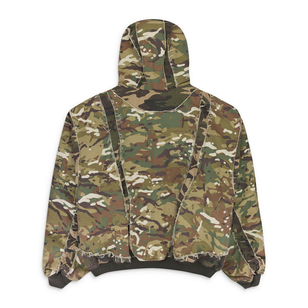 Project G/R CAMO REWORKED HOODED BOMBER JACKET | ShopSimon