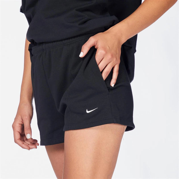 Nike Women's Sportswear Chill Shorts Black French Terry High-waisted ...