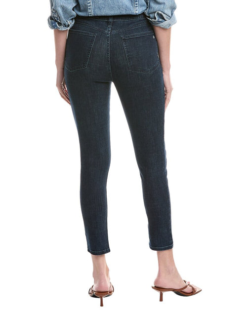 rag & bone Tina High-rise Ankle Dark Wash Skinny Jean | ShopSimon